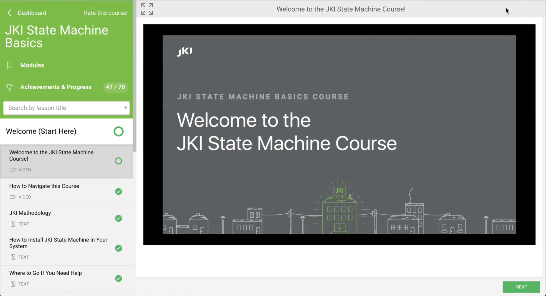 JKI State Machine Basics Course